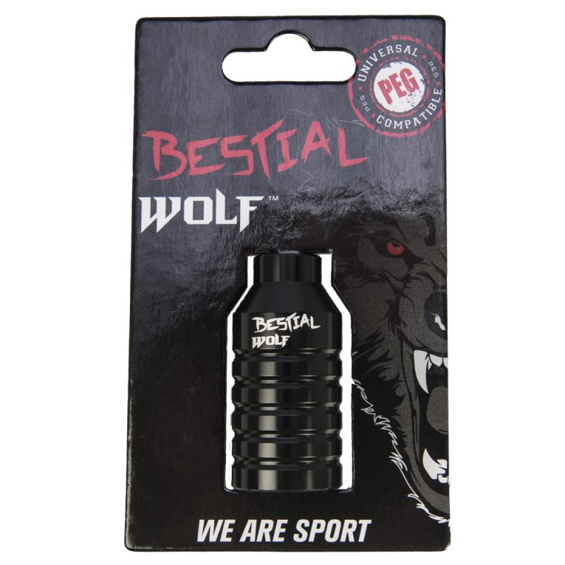 Black Aluminium Peg Bestial Wolf